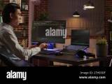 Male Programmer Coding Encryption On Security Software Using Binary