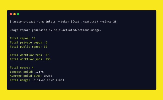GitHub - Self-actuated/actions-usage: Find Your Total Usage On GitHub ...