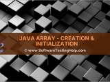 Java Array Declare Create Initialize An Array In Java