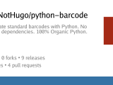 Whynothugo Python Barcode òèö å Create Standard Barcodes With Python No