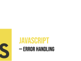 Javascript Error Handling