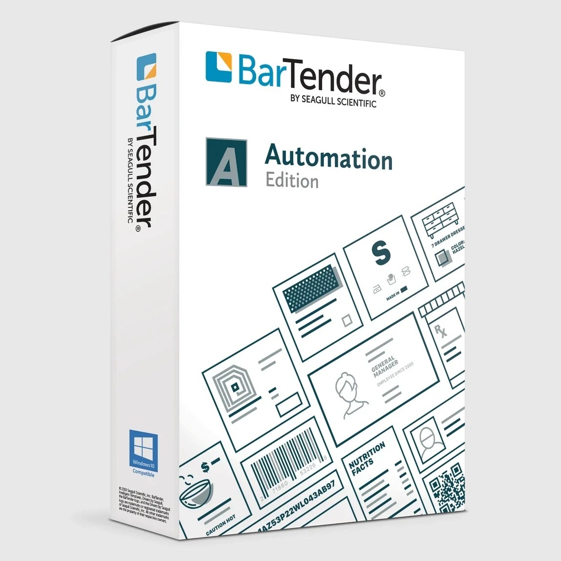 Bartender Automation Application License 20 Printers Includes Stan