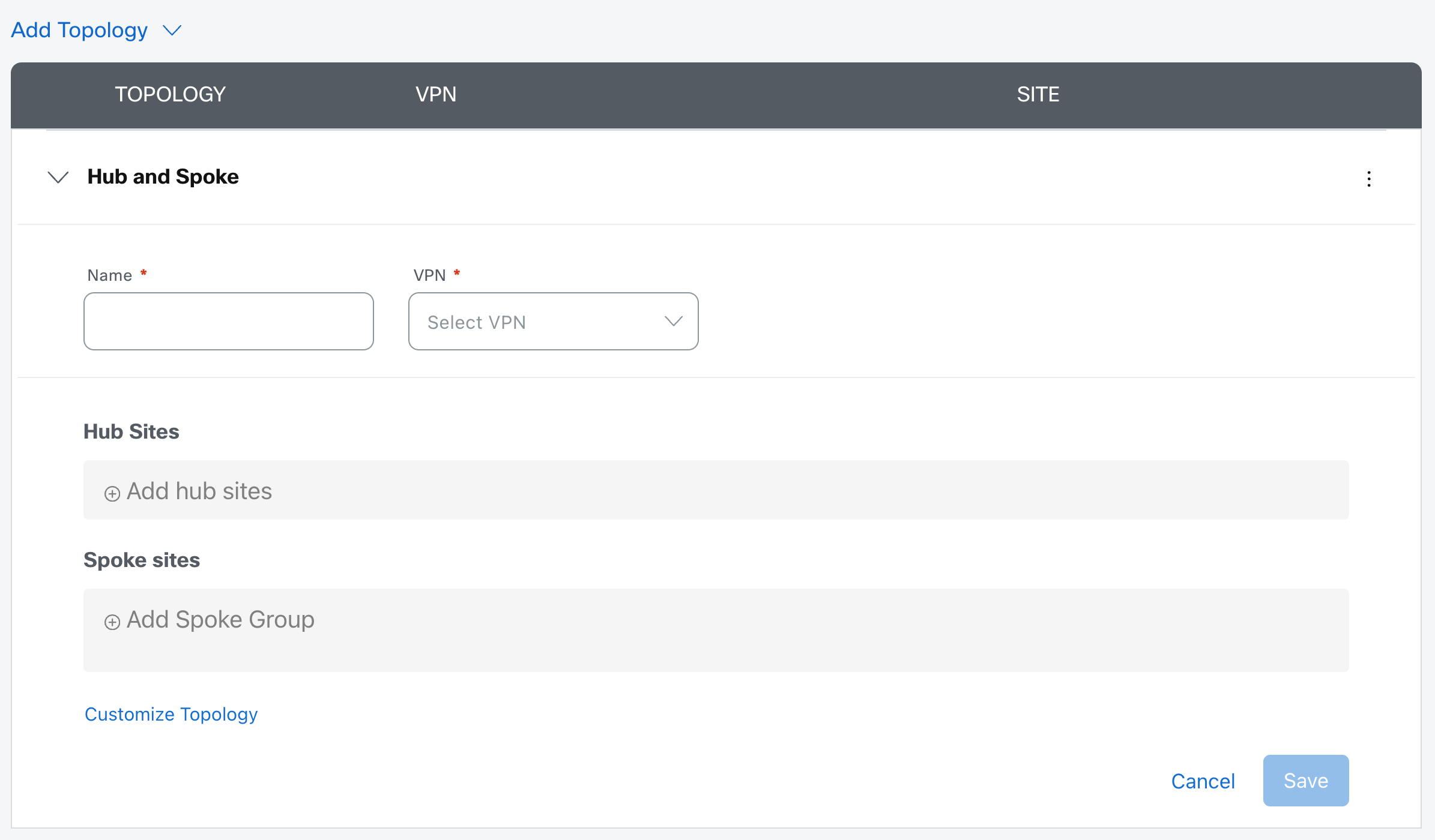 Solved: Sd-wan- Hub And Spoke Topology - Cisco Community