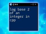 Log Base 2 Of An Integer In C Explained Simply