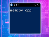Mastering Memset In Cpp A Quick Guide
