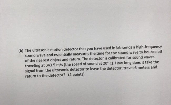 Solved The Speed Of Sound In Air Depends On The Of | Chegg.com