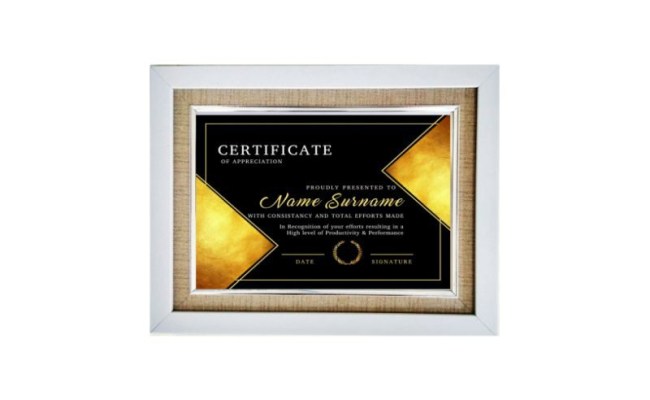 Jual Bingkai Sertifikat A4 Frame Sertifikat A4 Pigura Sertifikat A4 ...