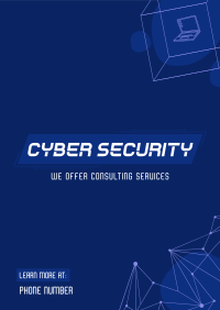 Cyber Security Consultation Poster | BrandCrowd Poster Maker