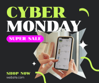 Cyber Super Sale Facebook Post | BrandCrowd Facebook Post Maker