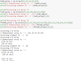 Quick Notes On The Basics Of Python And The Numpy Library