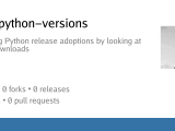 Mdk Python Versions Studying Python Release Adoptions By Looking At