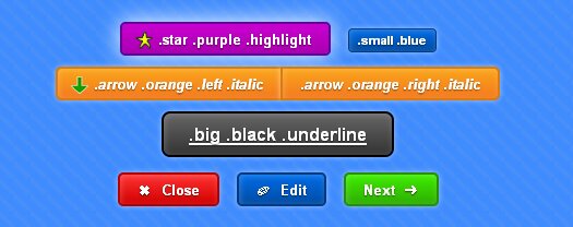 Create CSS3 Buttons With CSS3 Buttonize Framework | Greepit