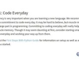 11 Beginner Tips For Learning Python Programming Python Training Ppt