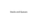 Stack And Queue Array Implementation Java Ppt