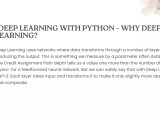Deep Learning With Python Tutorial For Beginners Pdf