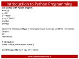 Introduction To Python Basics Programming Pptx