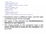 Exception Handling And Function In Python Ppt