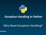 Exception Handling In Python Exceptions In Python Python