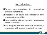 Exceptions In Python Pptx