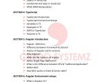 Full Stack Angular Java Development Syllabus Pdf Web Design And Html