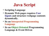 Javascript Introduction Ppt