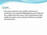 Java Script Functions Pptx