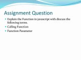 Java Script Functions Pptx