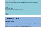 Javascript Date Objects Docx