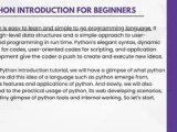 Learn Python Python Introduction For Beginners Pdf