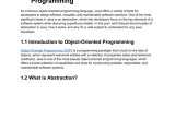 Object Oriented Programming In Java Pdf