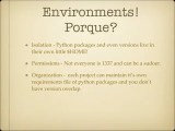 Python Environments Key