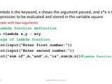 Python Programming Anonymous Functions String Operations Pptx