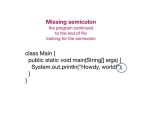 Very Basic Java Errors Pdf