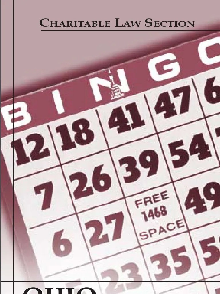 Ohio Charitable Gaming Laws | PDF | 501(C) Organization | Gambling