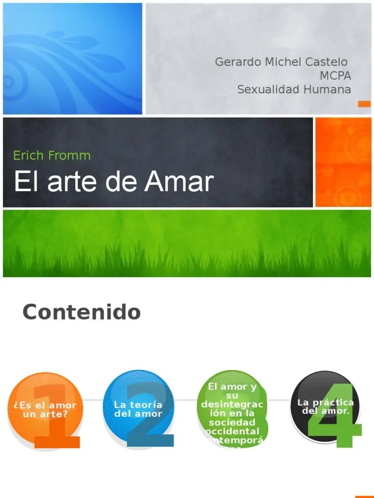 Erich Fromm El Arte De Amar | PDF | Erich Fromm | Amor