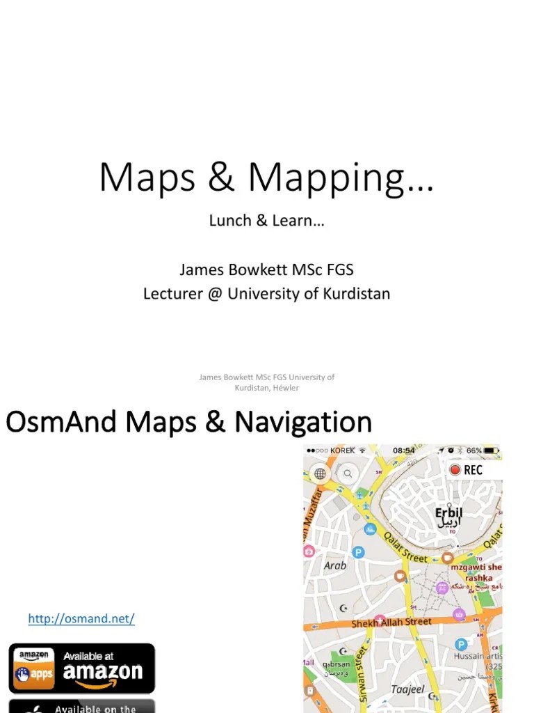 Mapping Lunch & Learn | PDF | Smartphone | Application Software