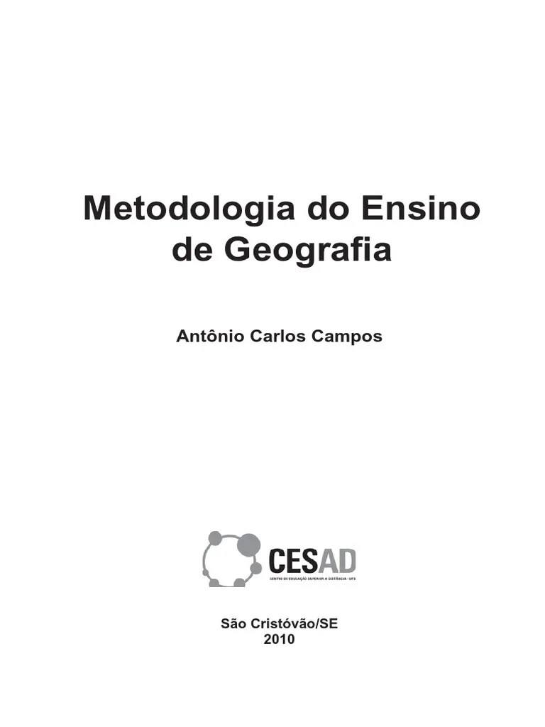 Metodologia Do Ensino De Geografia Aula 1 | PDF | Geografia | Conhecimento