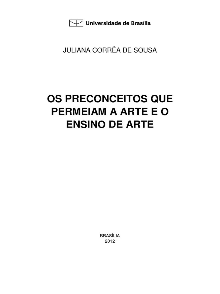Os Preconceitos Que Permeiam A Arte E O Ensino Da Arte | PDF | Cultura ...