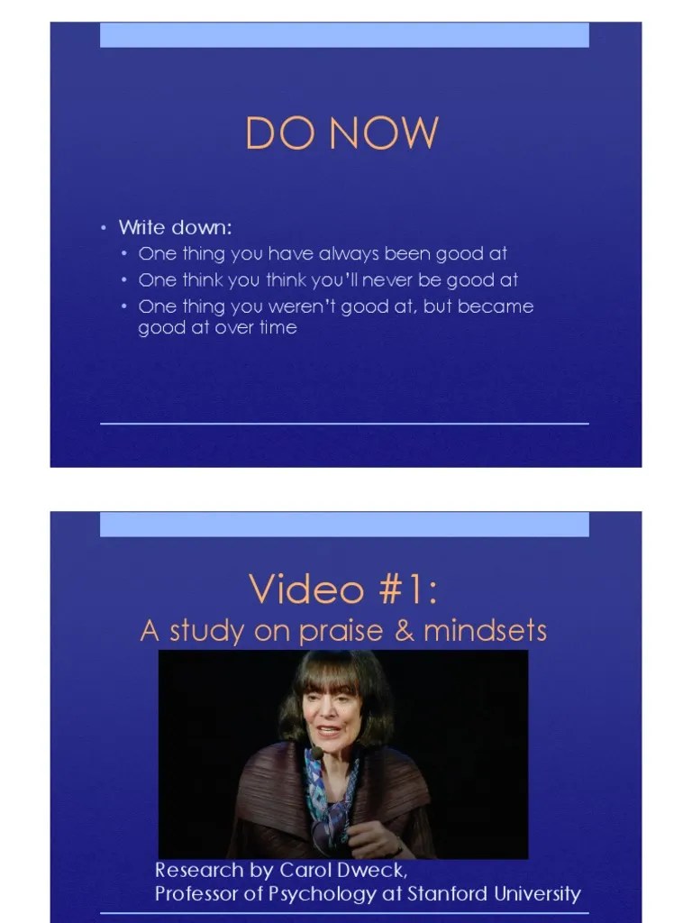 Growth Mindset | PDF | Mindset | Neuroscience