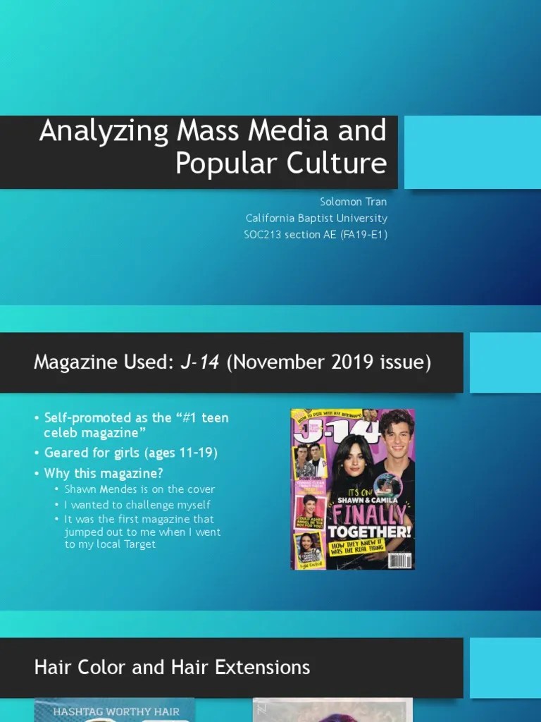 Analyzing Mass Media And Popular Culture | PDF | Deviance (Sociology ...