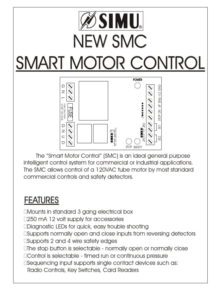 New SMC Smart Motor Control PDF | PDF | Switch | Fuse (Electrical)