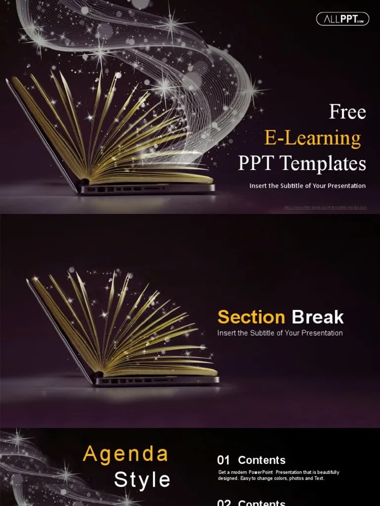 Free PPT Templates: E-Learning | PDF | Infographics | Microsoft Power Point