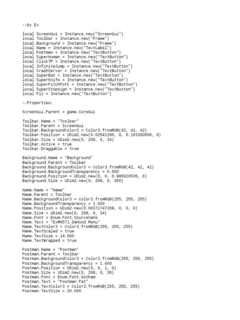 Best Da Hood Script Ever | PDF | Typography | Text