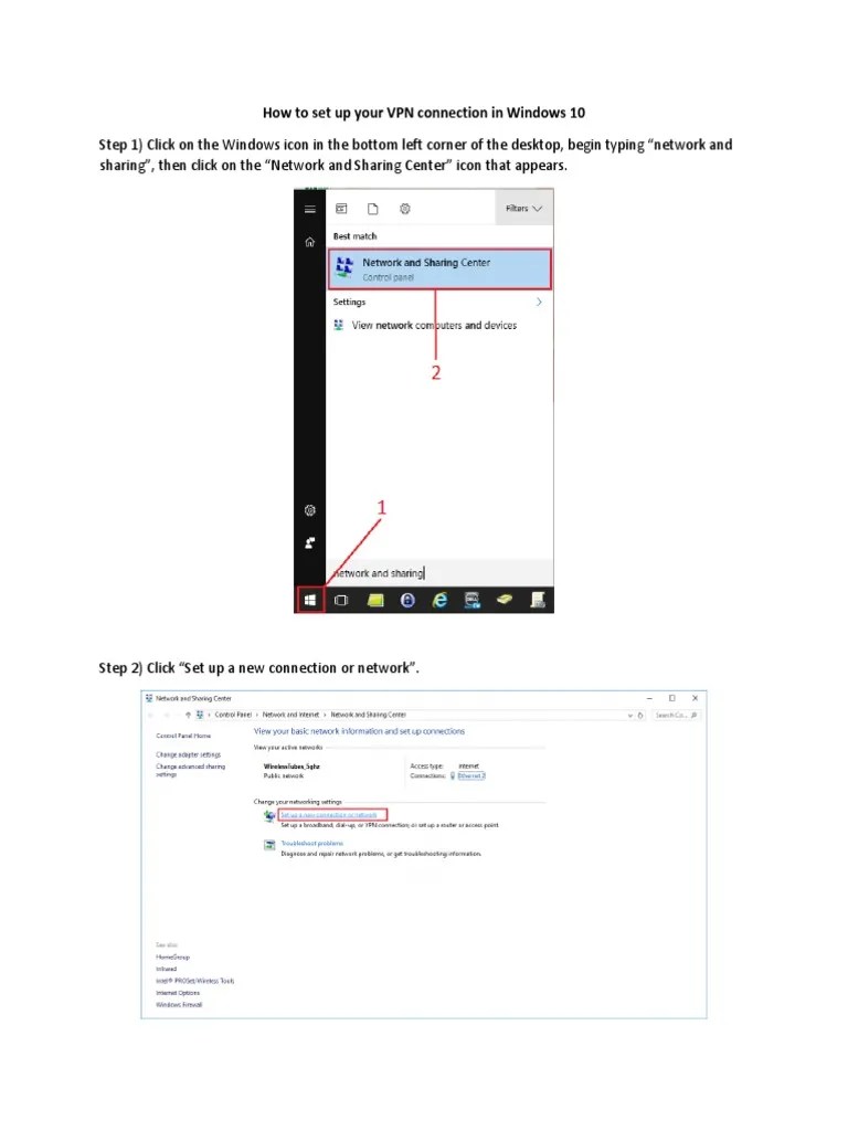 VPN Instructions - Windows 10 PDF | PDF | Virtual Private Network ...