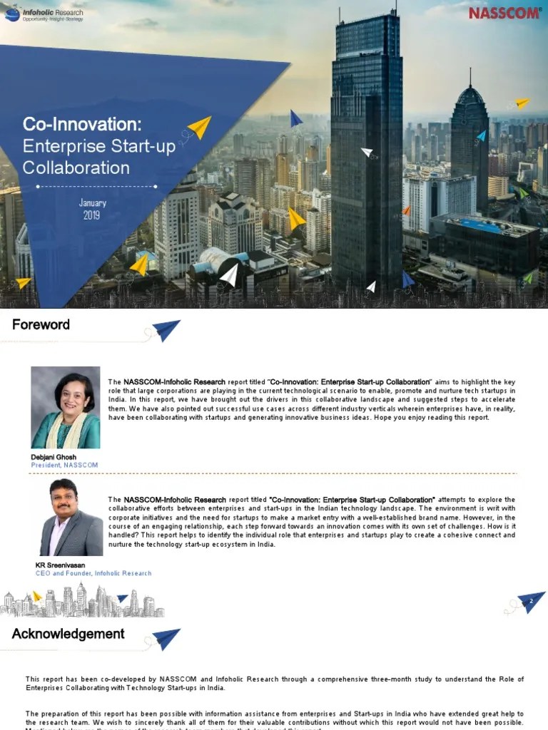 Co-Innovation: Enterprise Start-Up Collaboration: January | PDF ...