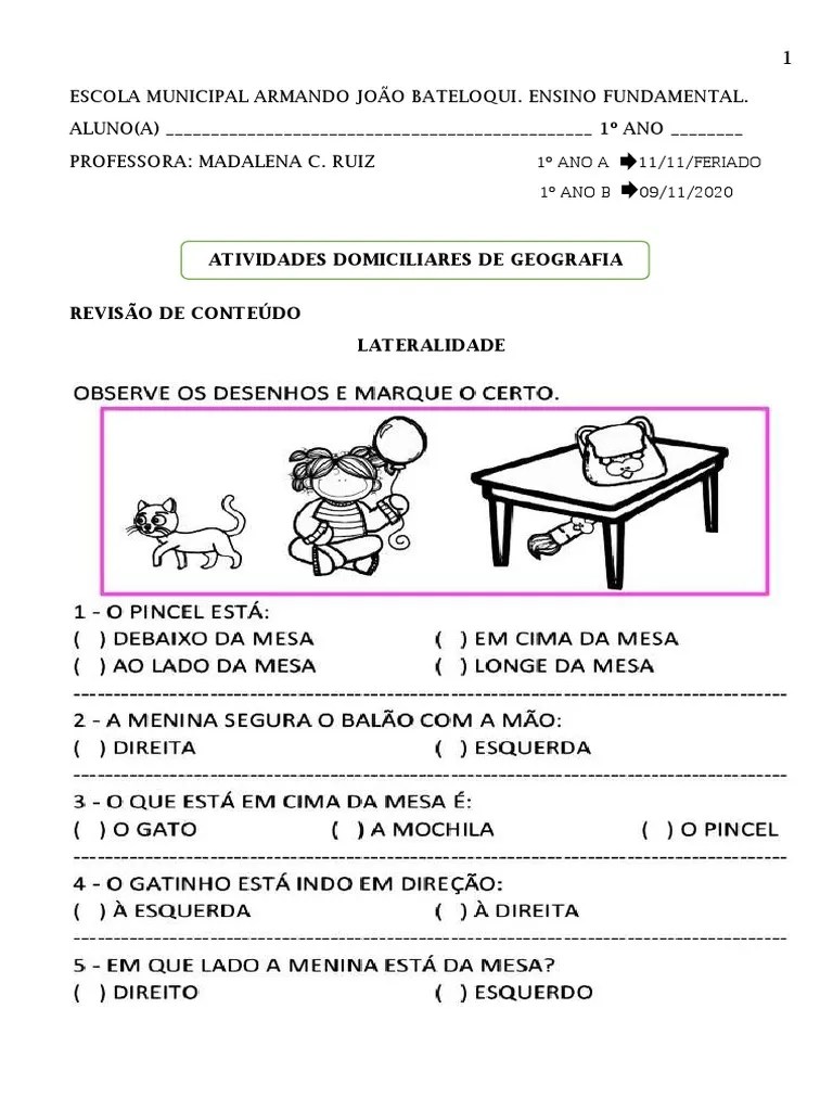 Geografia 1 Ano | PDF