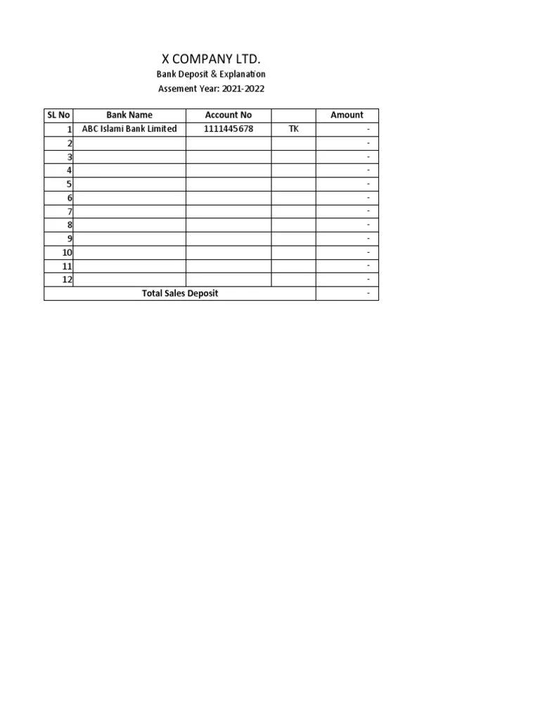 Bank Statement Deposit Explanation | PDF | Banks | Deposit Account
