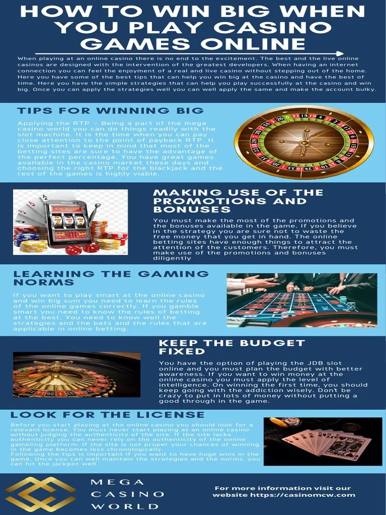 How To Win Big When You Play Casino Games Online | PDF | Slot Machine ...