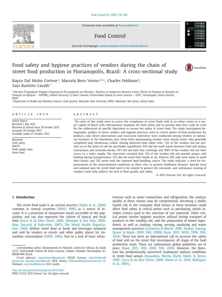 Food Safety E Higiene | PDF | Foods | Hand Washing