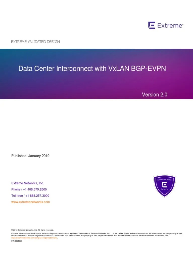 Simplified Evpn Vxlan | PDF | Computer Network | Routing